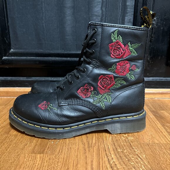 Dr. Martens | Shoes | Dr Doc Martens Black 0 Leather Boots With ...